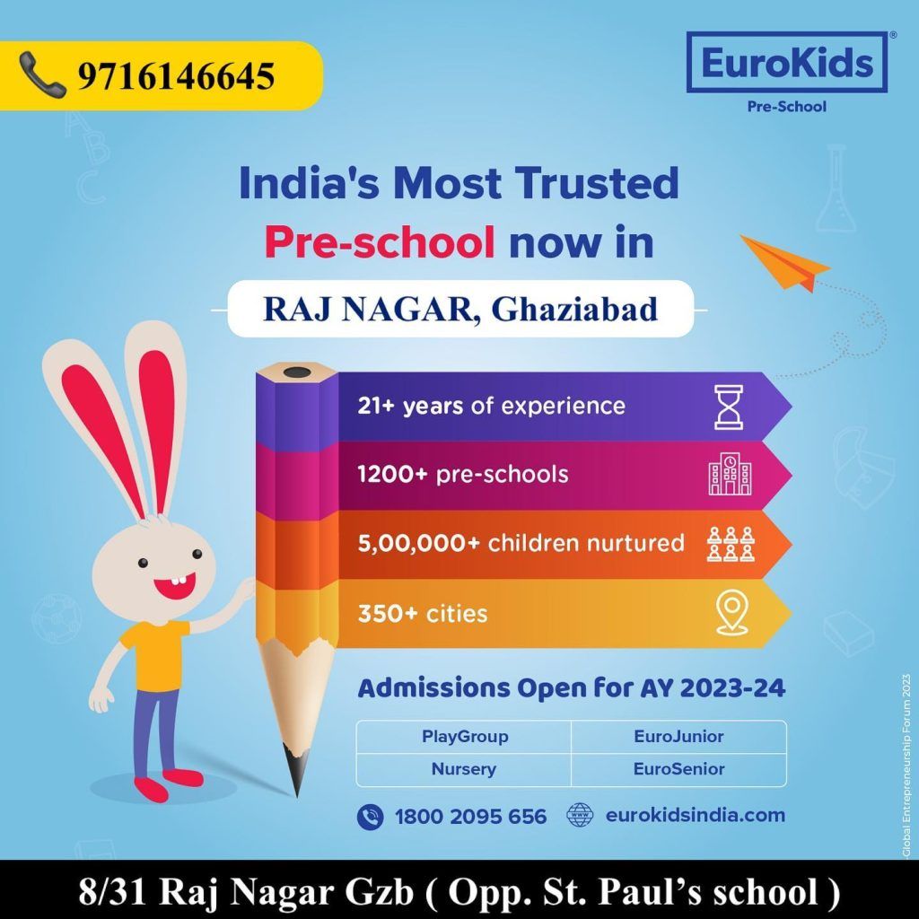 Euro Kids| Best PreSchool in Raj Nagar Ghaziabad Play School